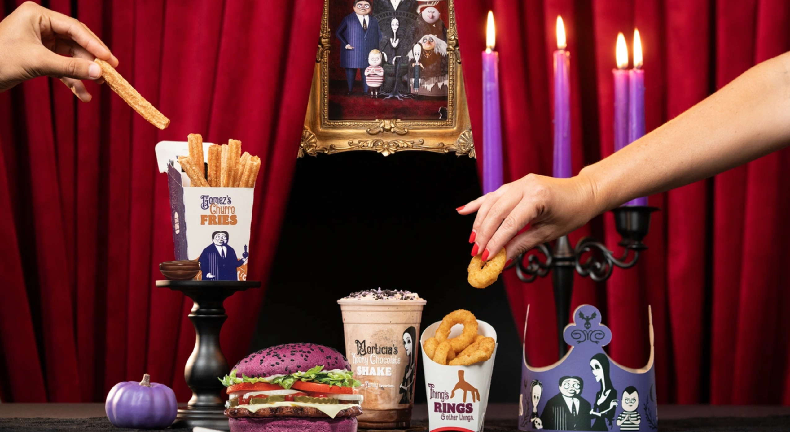 The Addams Family & Burger King are partnering for Halloween 2024 ...