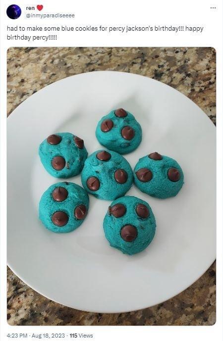 Disney+'s Percy Jackson fans are baking blue cookies, here's why | Popverse