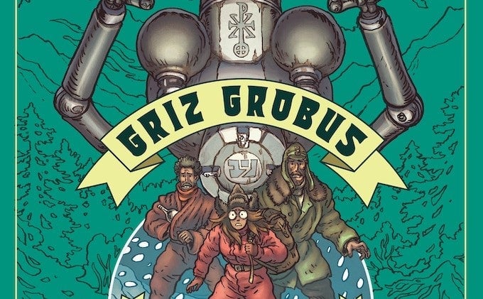 Comic artist Simon Roy returns to his webcomic roots with Griz Grobus ...