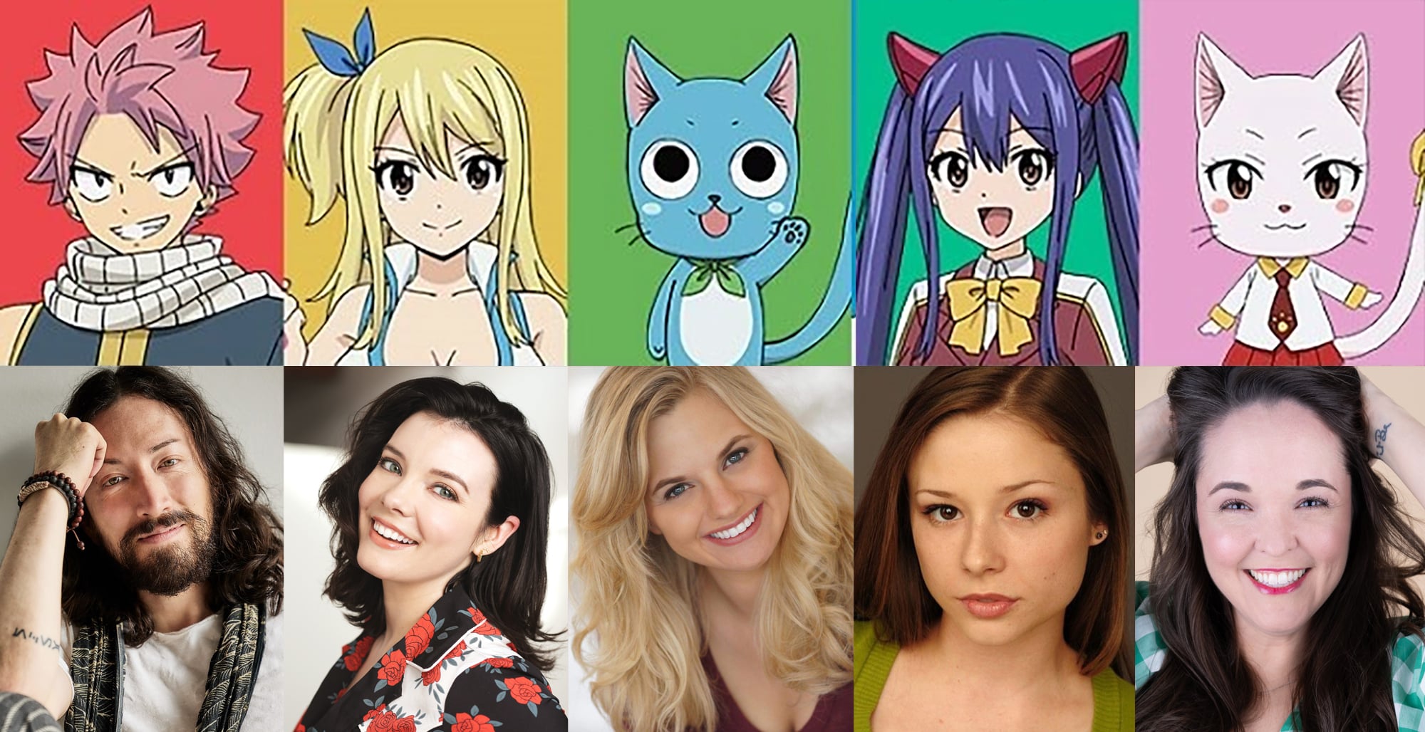 Meet the Fairy Tail anime's English voice cast at Seattle's ECCC 2025 ...