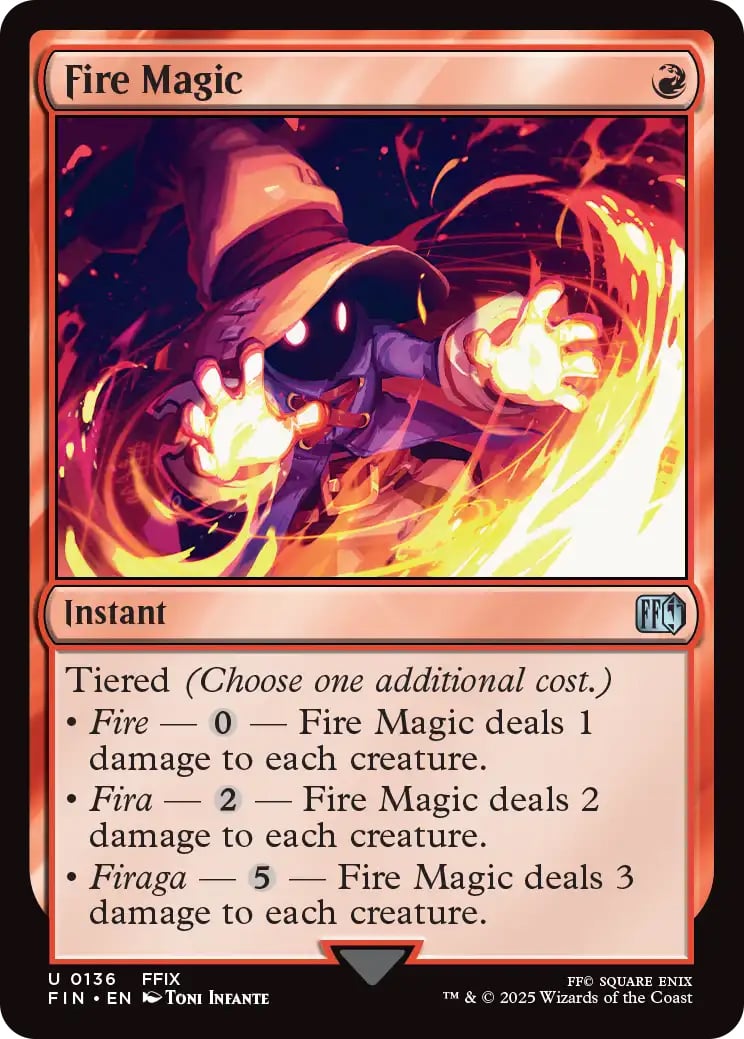 One of my favorite bits of Final Fantasy is the tiered magic system ...