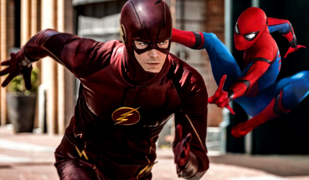 The Flash star Grant Gustin says Spider-Man is the only other superhero ...