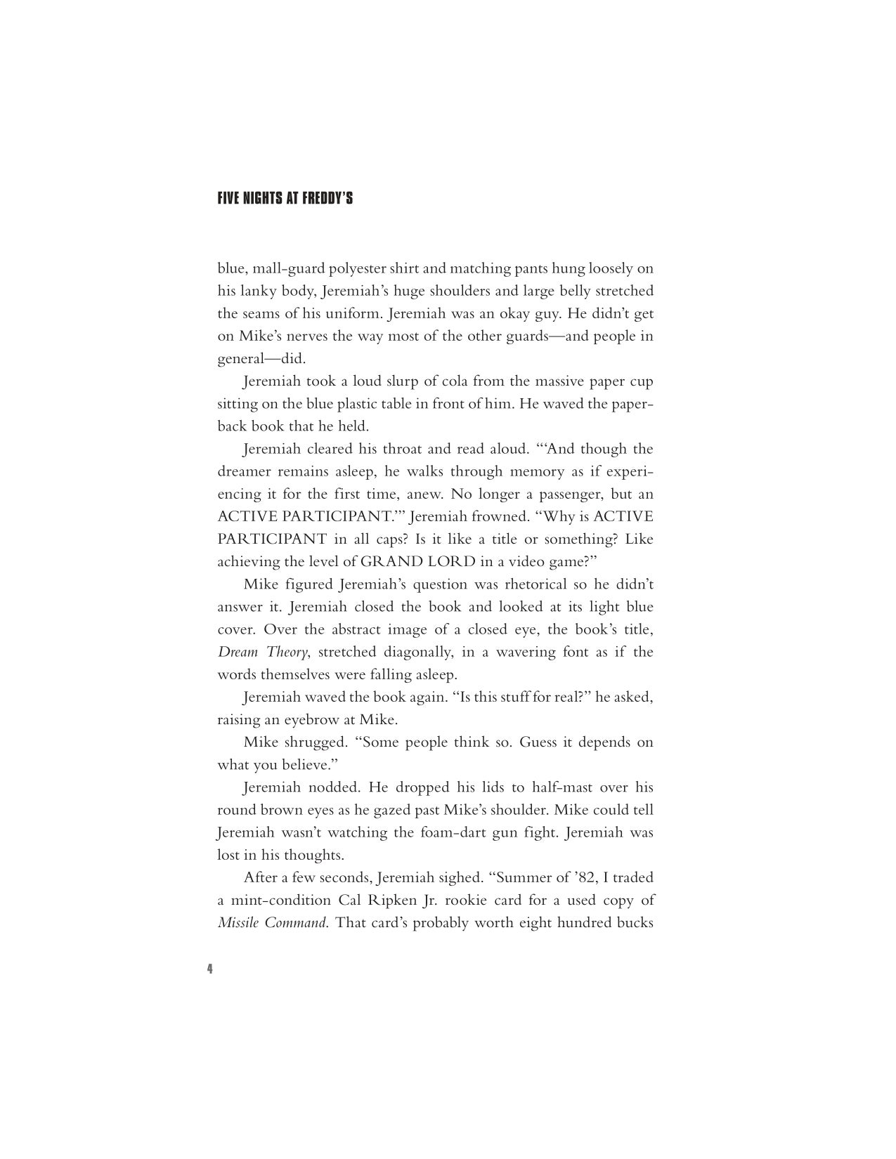 Five Nights at Freddy's: Take an exclusive look at the first chapter of ...