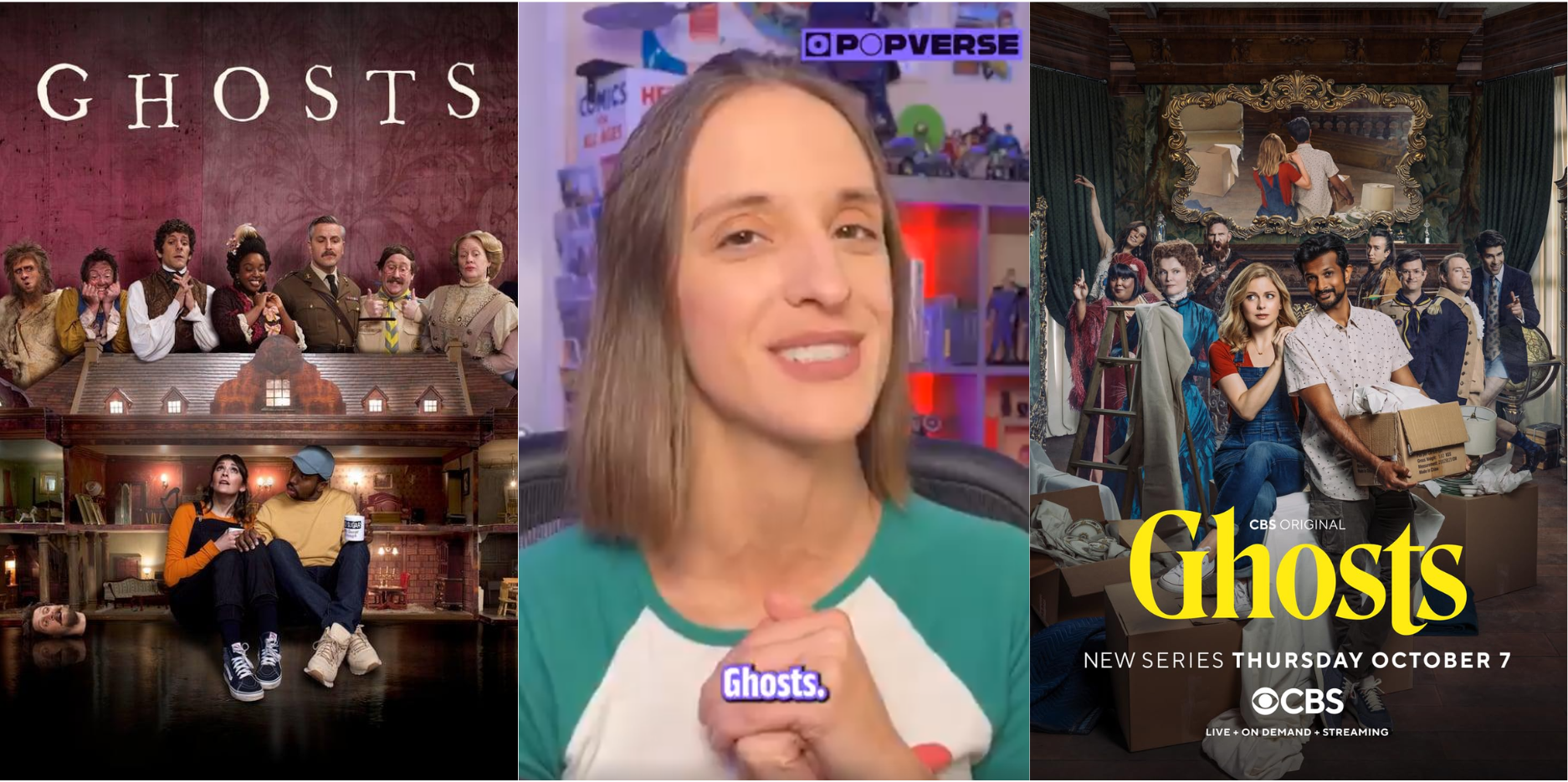 Meet the casts of Ghosts and Ghosts UK | Popverse