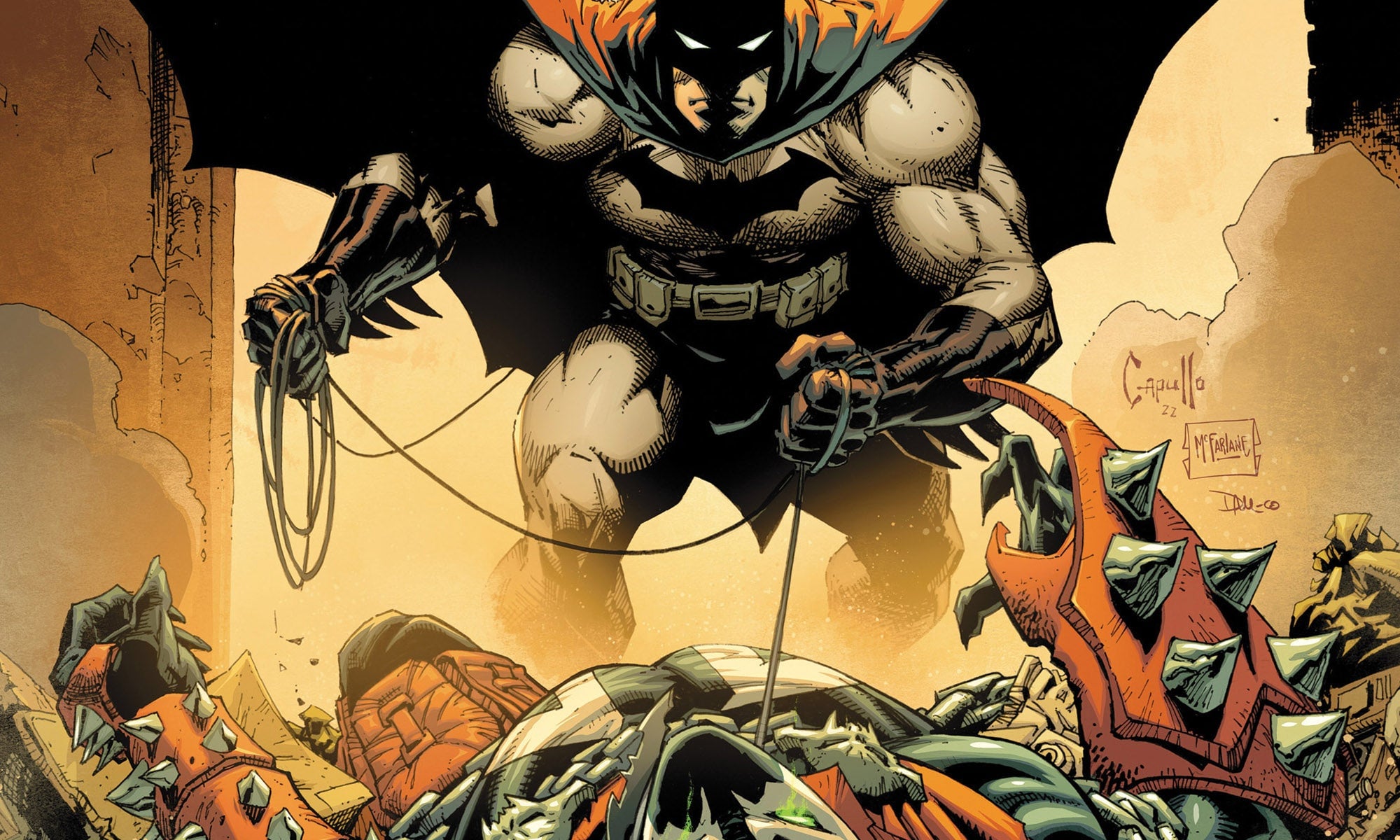 Batman vs. Spawn: new color pages, details, and more on Todd McFarlane ...