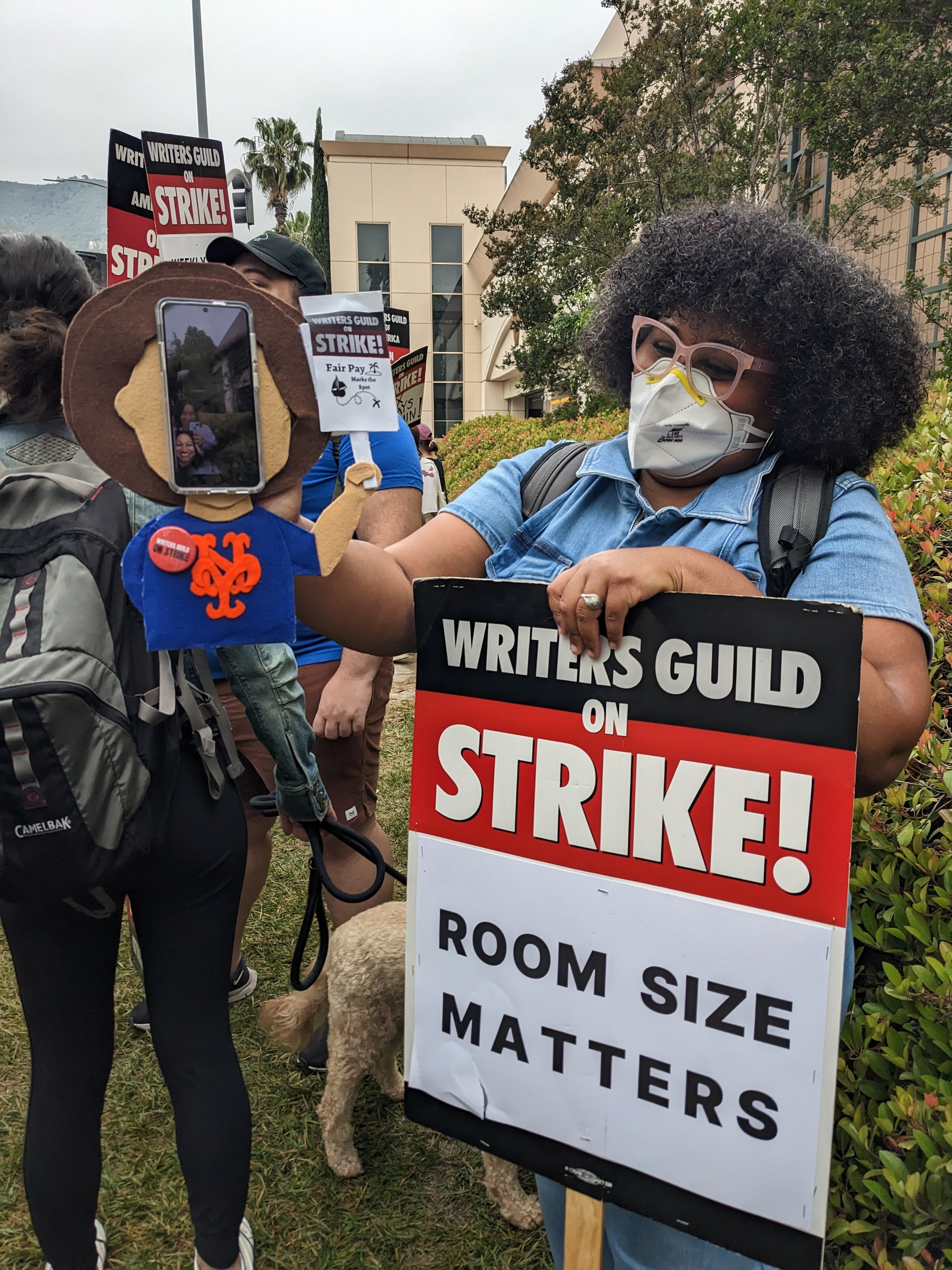 Our Flag Means Death writer attends Our Flag Means Strike event through ...