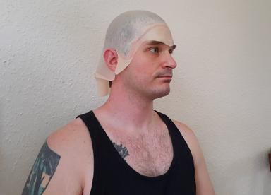 How To Apply A Bald Cap For Cosplays And Makeup Tests | Popverse