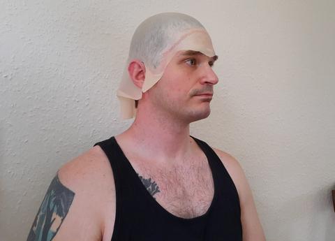 How To Apply A Bald Cap For Cosplays And Makeup Tests | Popverse