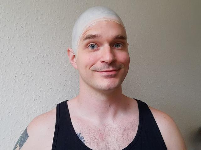 How To Apply A Bald Cap For Cosplays And Makeup Tests | Popverse