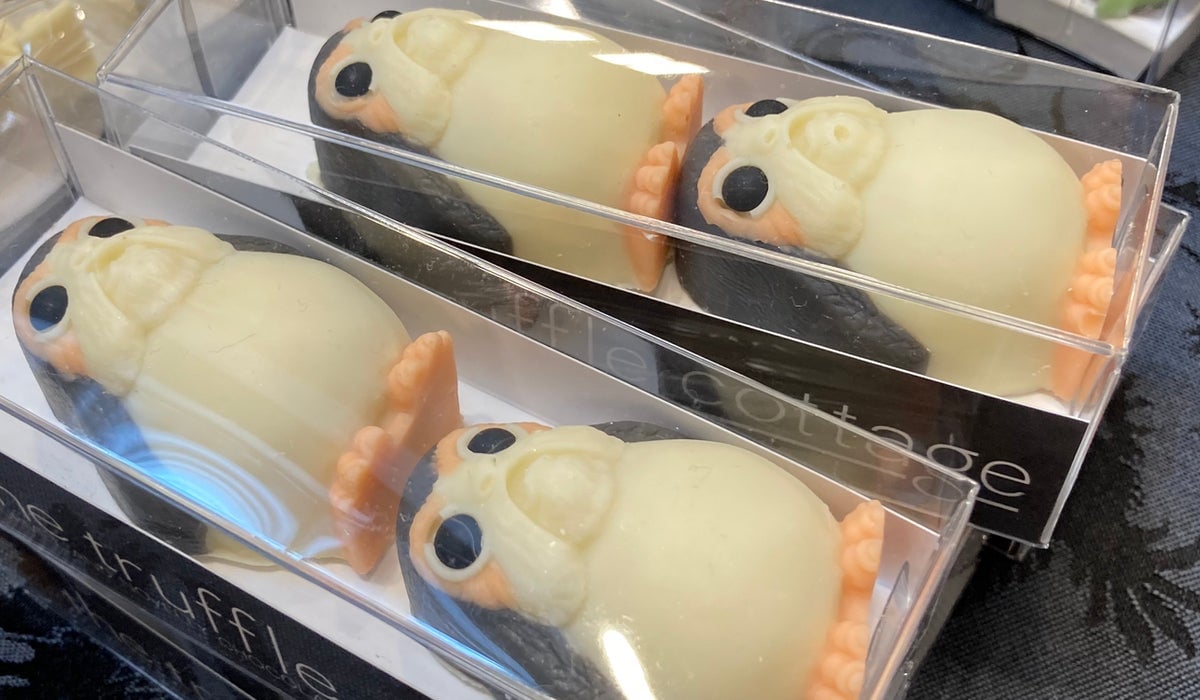 Yes, that's a Grogu made of chocolate (and yes, you really want to eat ...