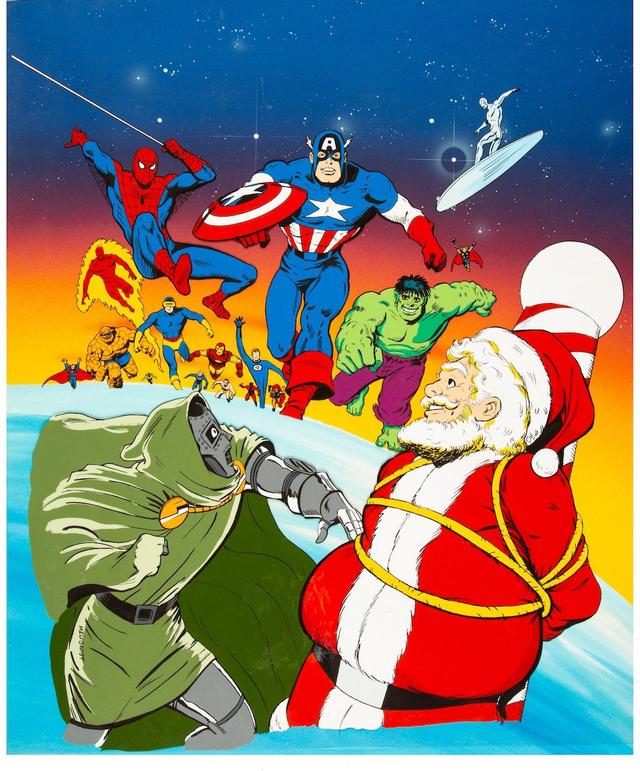 Stan Lee's forgotten Marvel x Santa animation pitch is the greatest ...